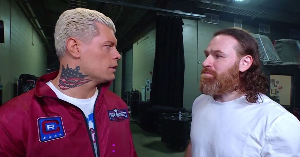 Sami Zayn slaps Cody Rhodes after harsh WWE title comment on SmackDown