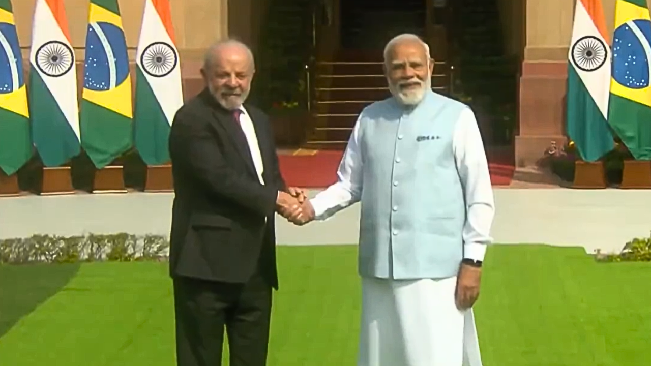 President Murmu, PM Modi welcomes Brazilian President Lula; set for ...