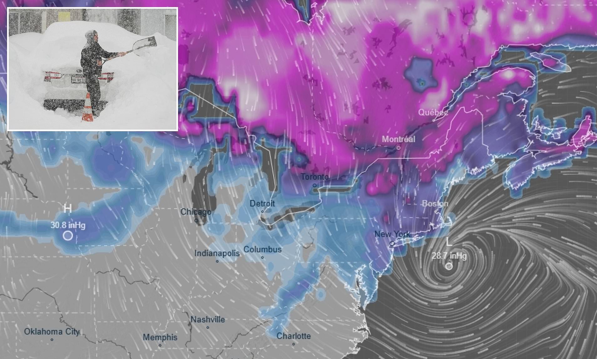 Another massive winter storm set to hit Northeast bringing a foot of snow
