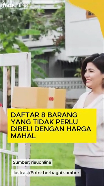 Daftar 8 barang yang tidak perlu dibeli dengan harga mahal