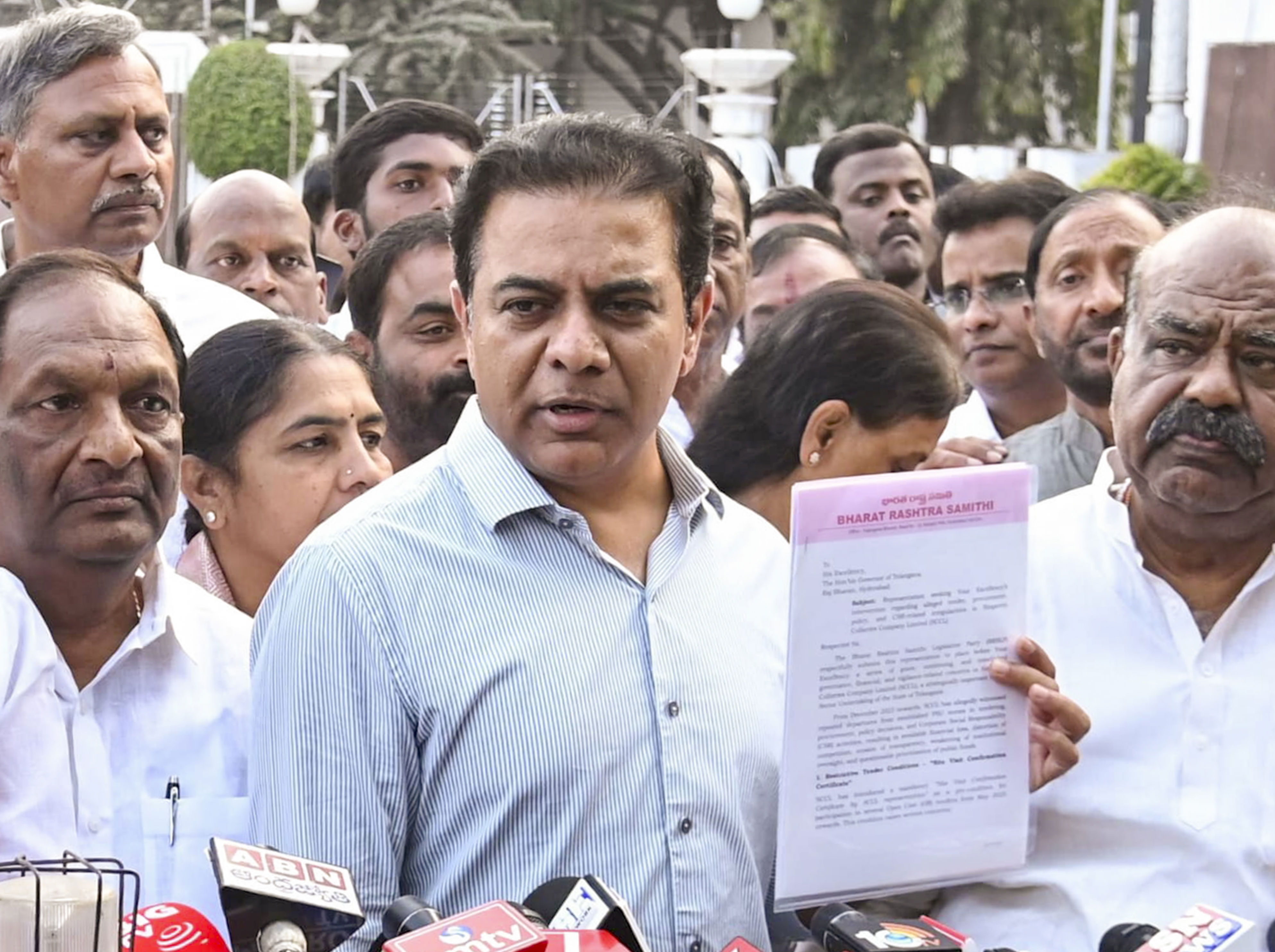 BRS leader Rama Rao slams Youth Congress for protest at AI summit