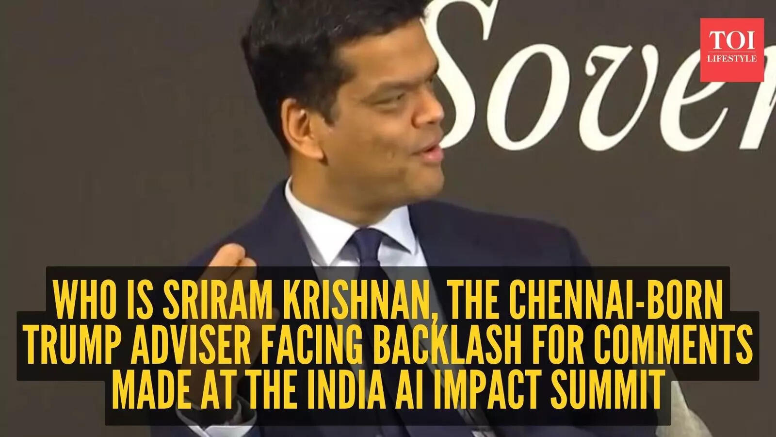 Who is Sriram Krishnan, the Chennai-born Trump adviser facing backlash ...