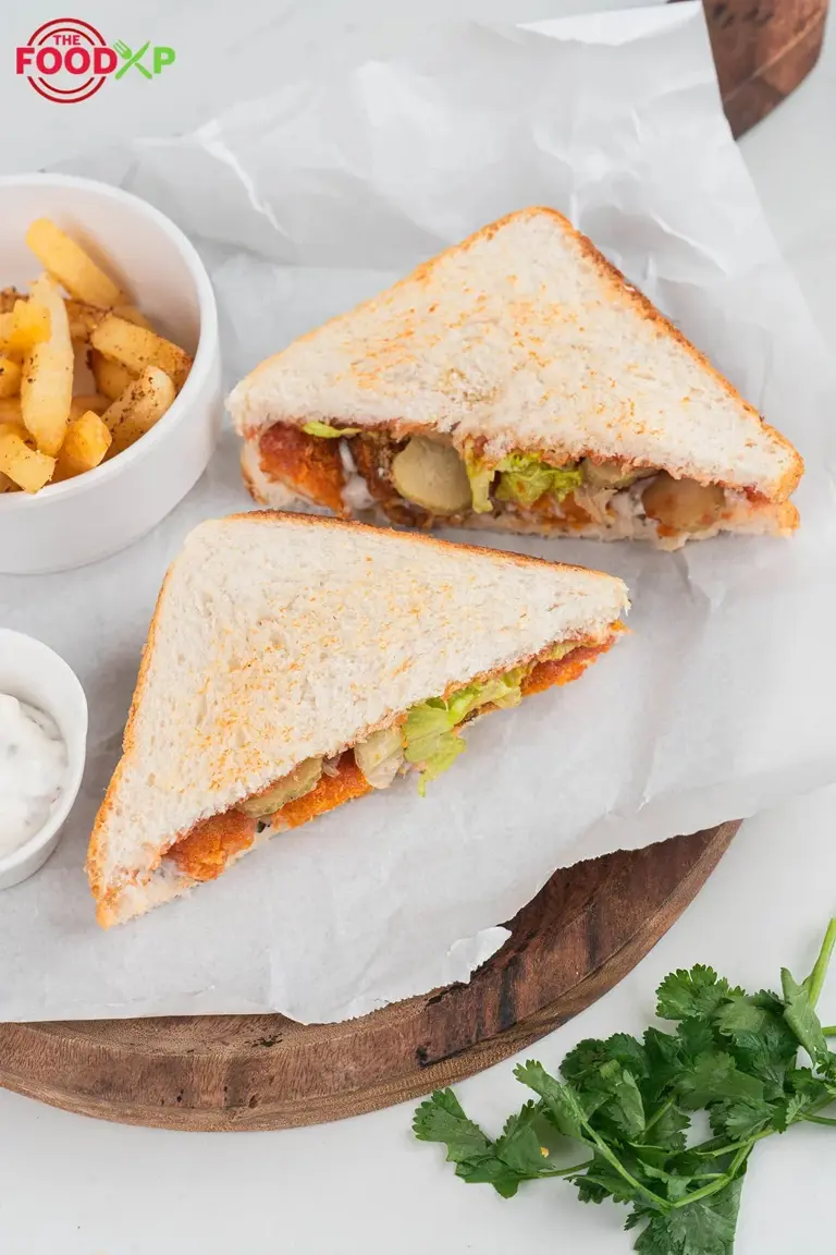 Quick fish finger sandwich recipe