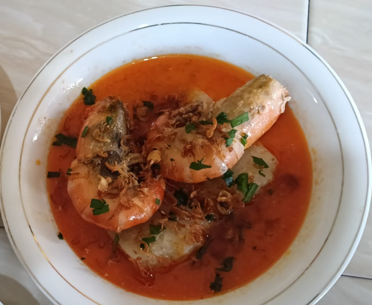 Laksan Kuah Udang Satang, Makanan Khas Palembang Cocok untuk Ramadan