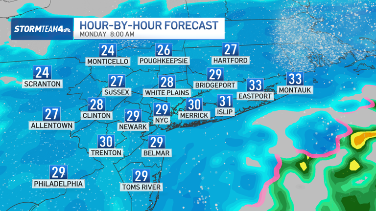 When will the snow hit? See hourly radar for the weekend storm