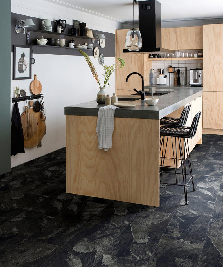 Cheap kitchen flooring doesn't have to look budget