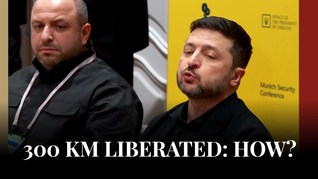 Ukraine liberates 300 square kilometers in the south, Zelenskyy says