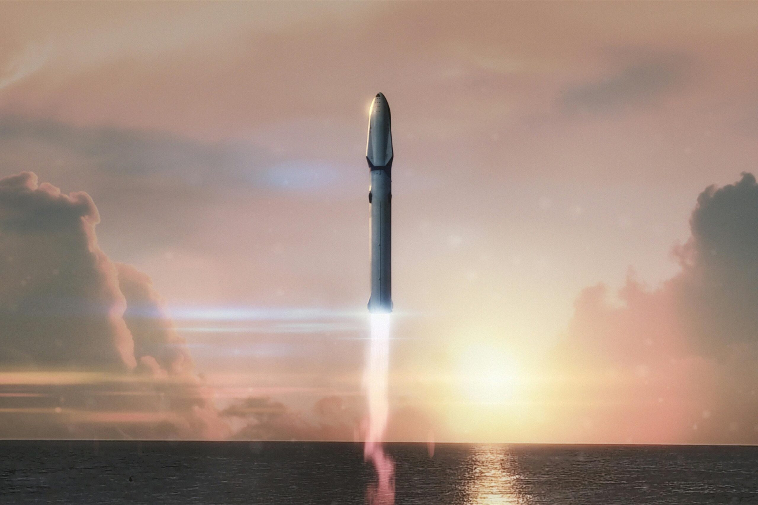 Sending rockets into space causes air pollution