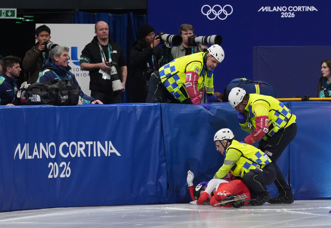 Olympic speed skater shares update after scary injury at Winter Olympics
