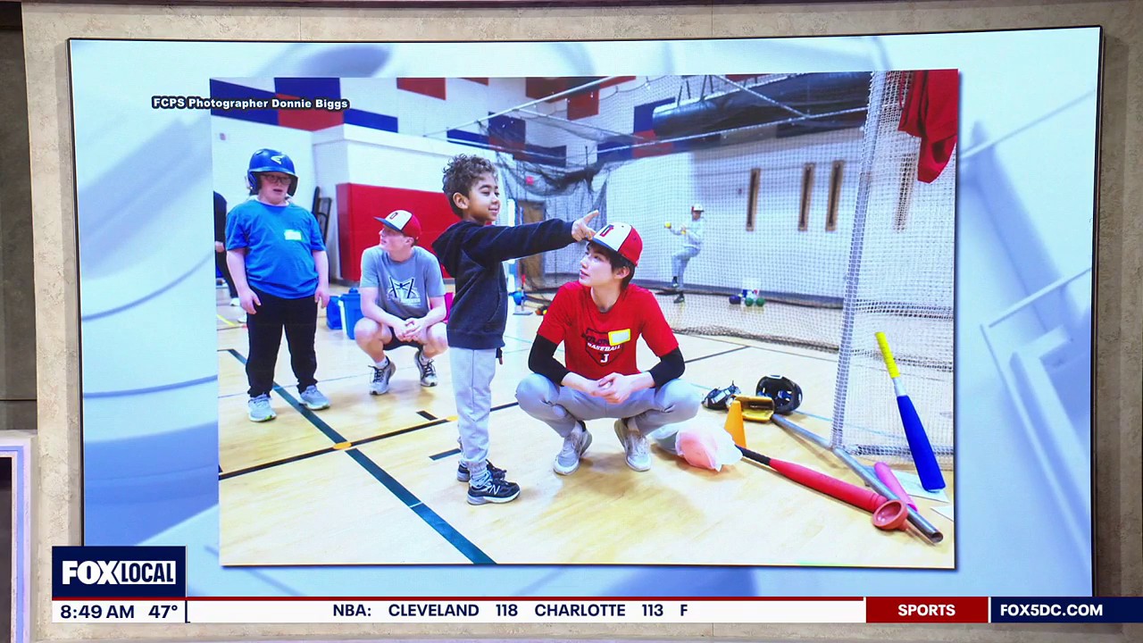 Inaugural TJHSST adaptive baseball clinic