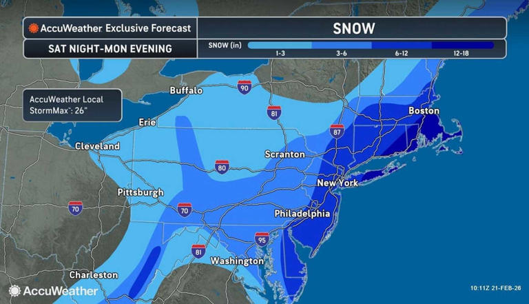 Here’s nor’easter snowfall, blizzard conditions, power outage risk ...