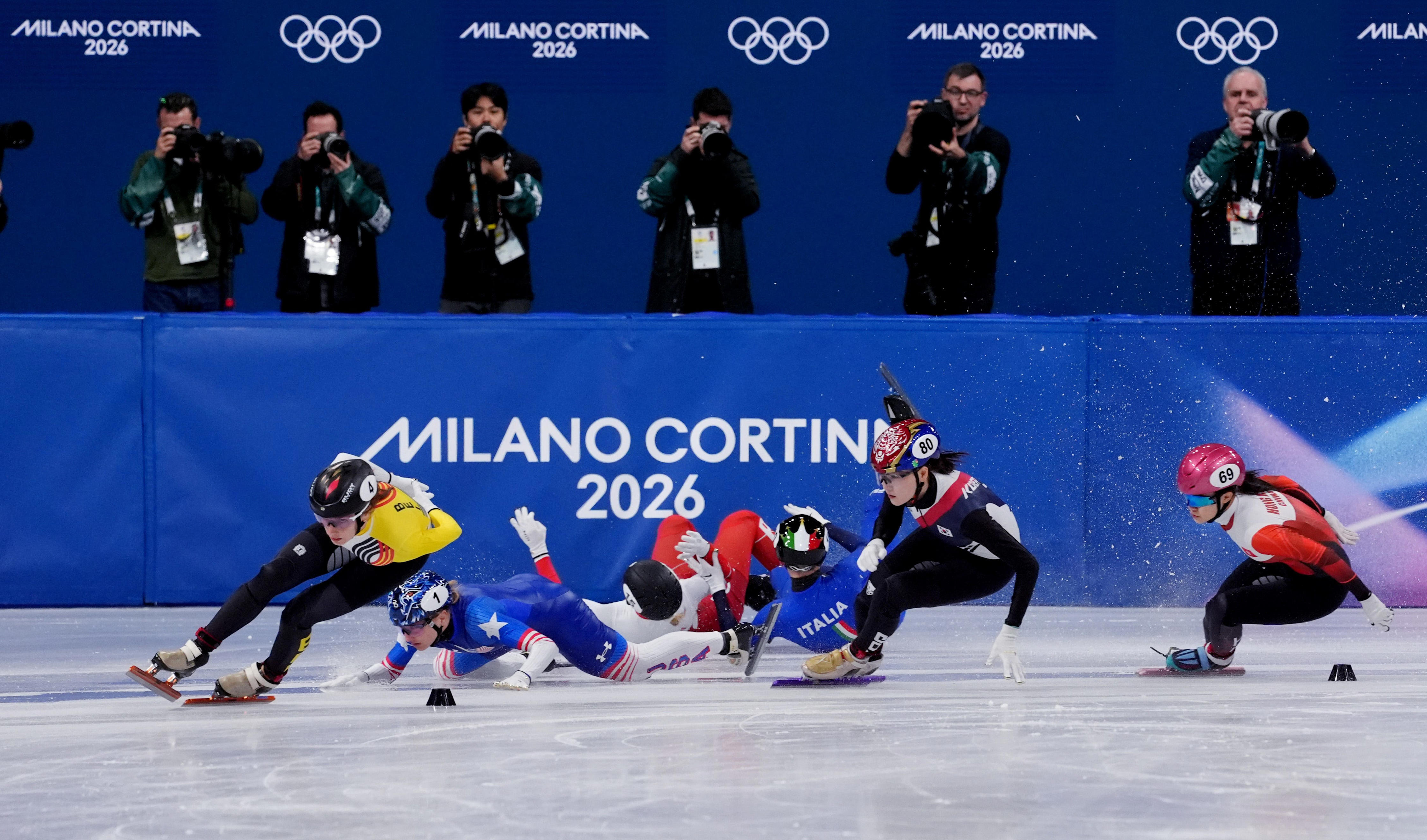 Polish speed skater shares injury update after taking blade to face