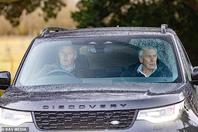 Andrew's security team stock up on lager and noodles after driving him ...