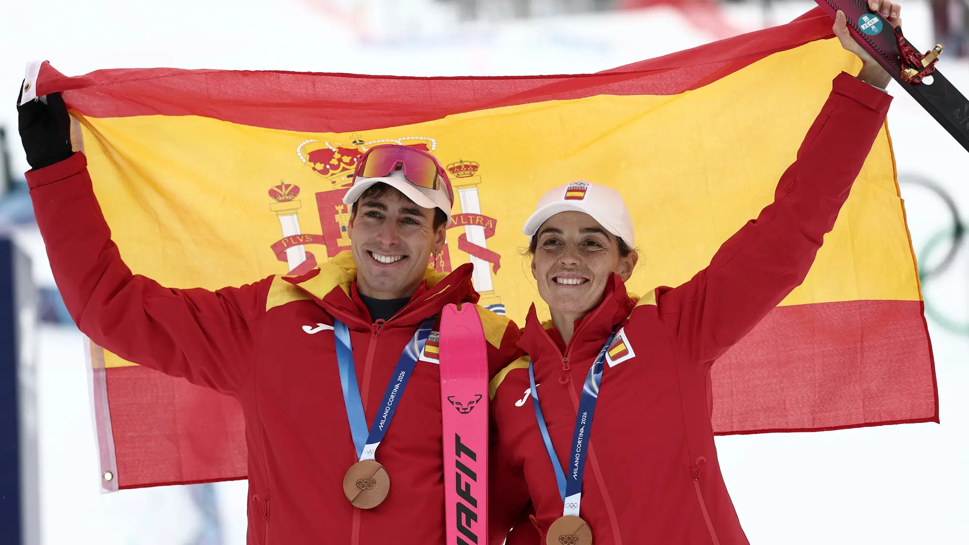 Oriol Cardona y Ana Alonso, tras conquistar el bronce en relevo mixto ...