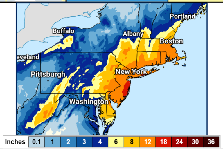 Millions brace for a blizzard after forecast 'shifted dramatically'