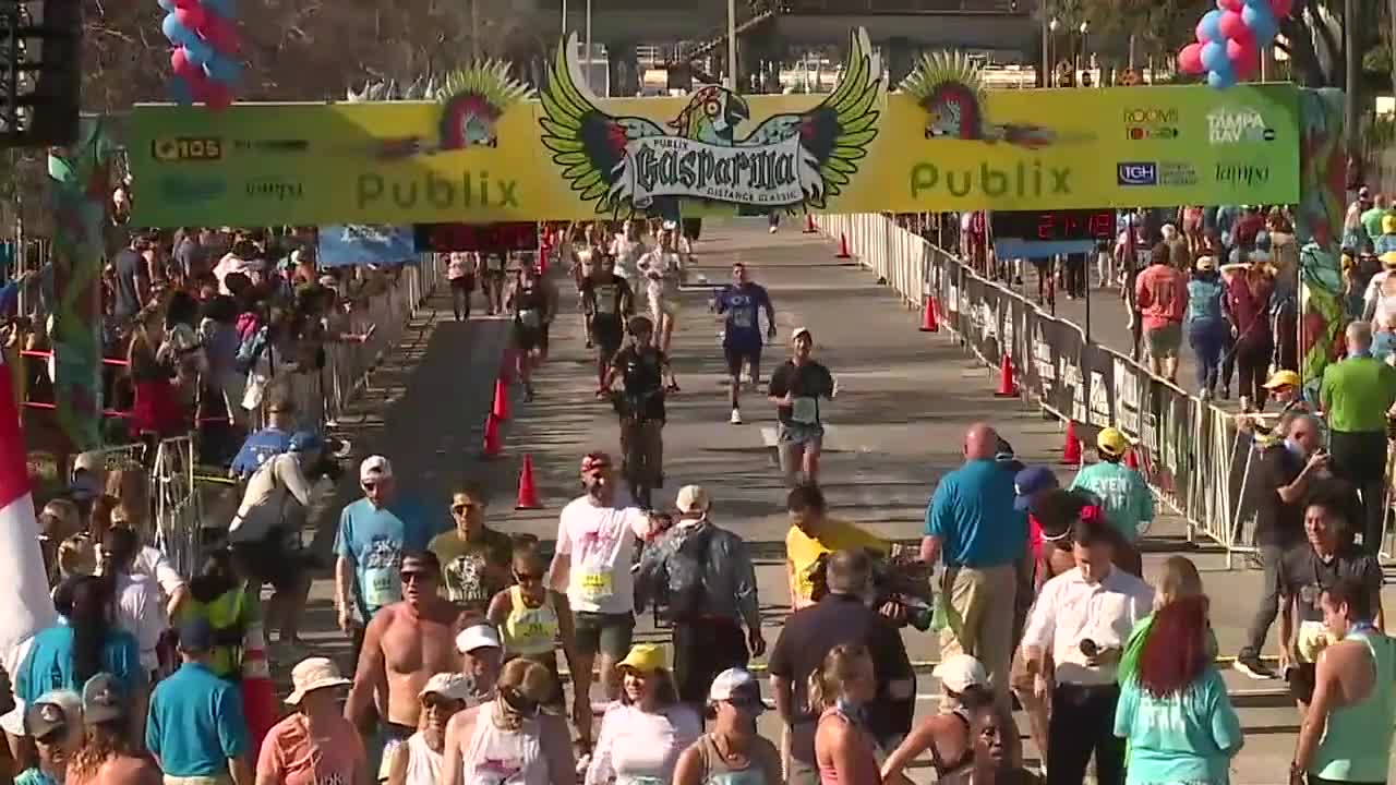 2026 Gasparilla Distance Classic finish line day 1 – hour 3-a