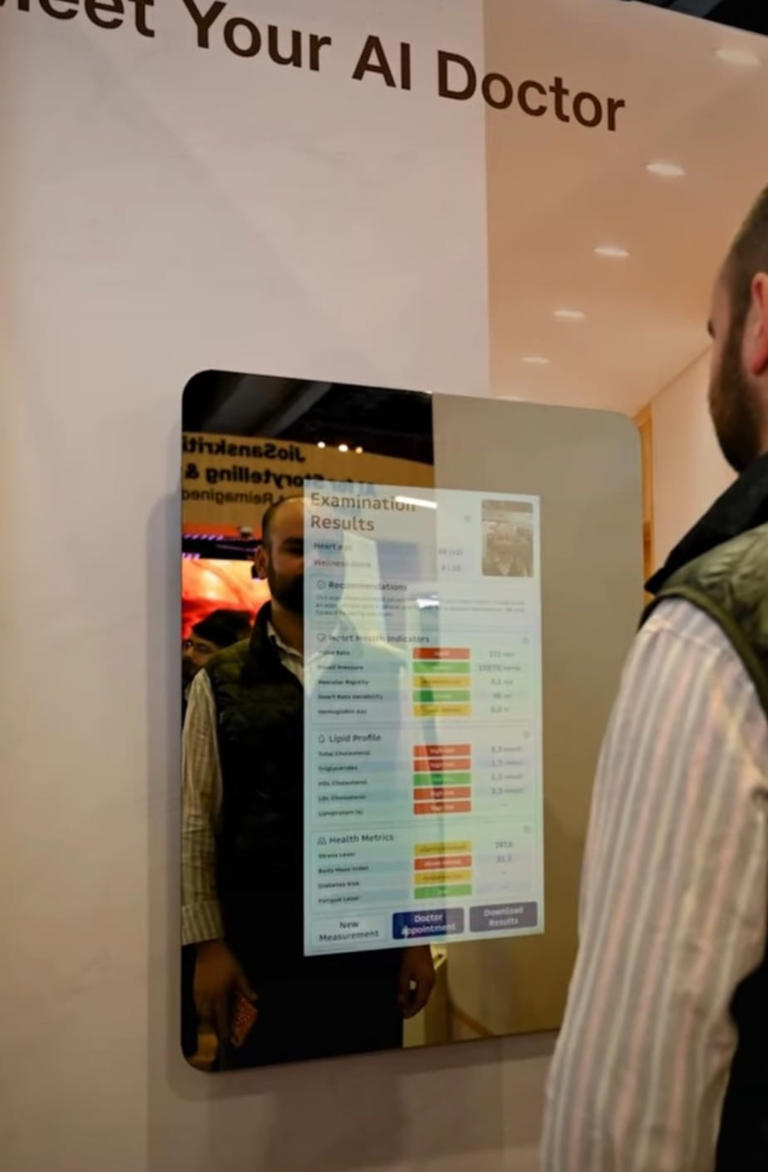 Smart glasses, delivery bot, regional LLMs, a health-assessing mirror ...