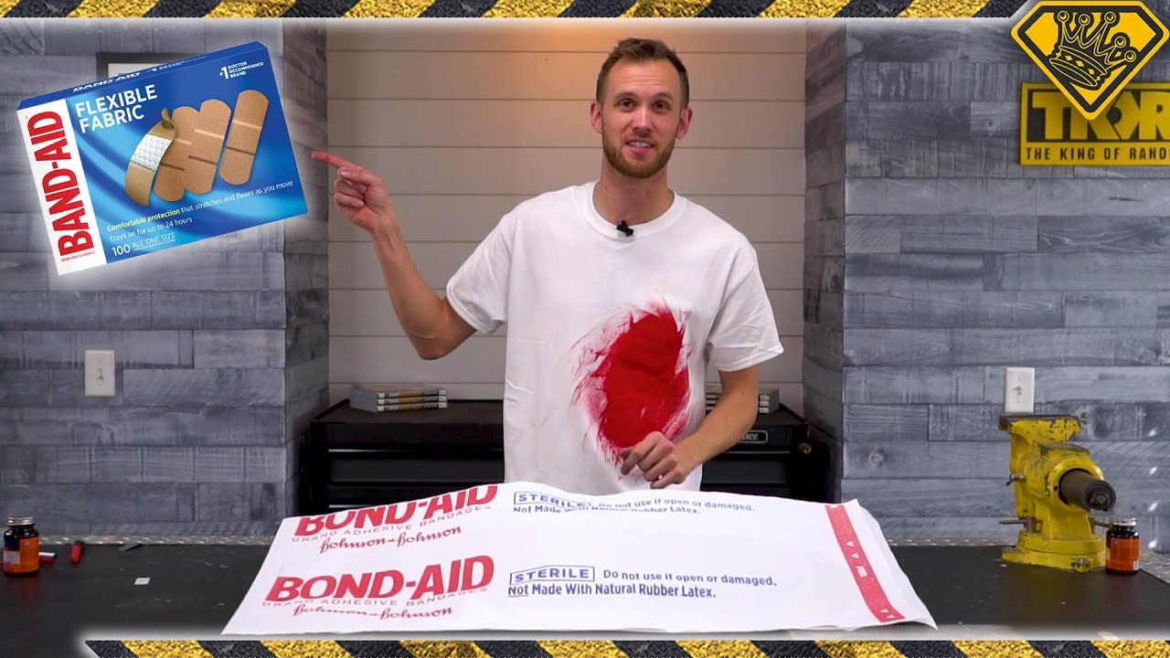 We rolled 1,000 Band-Aids into one massive roll