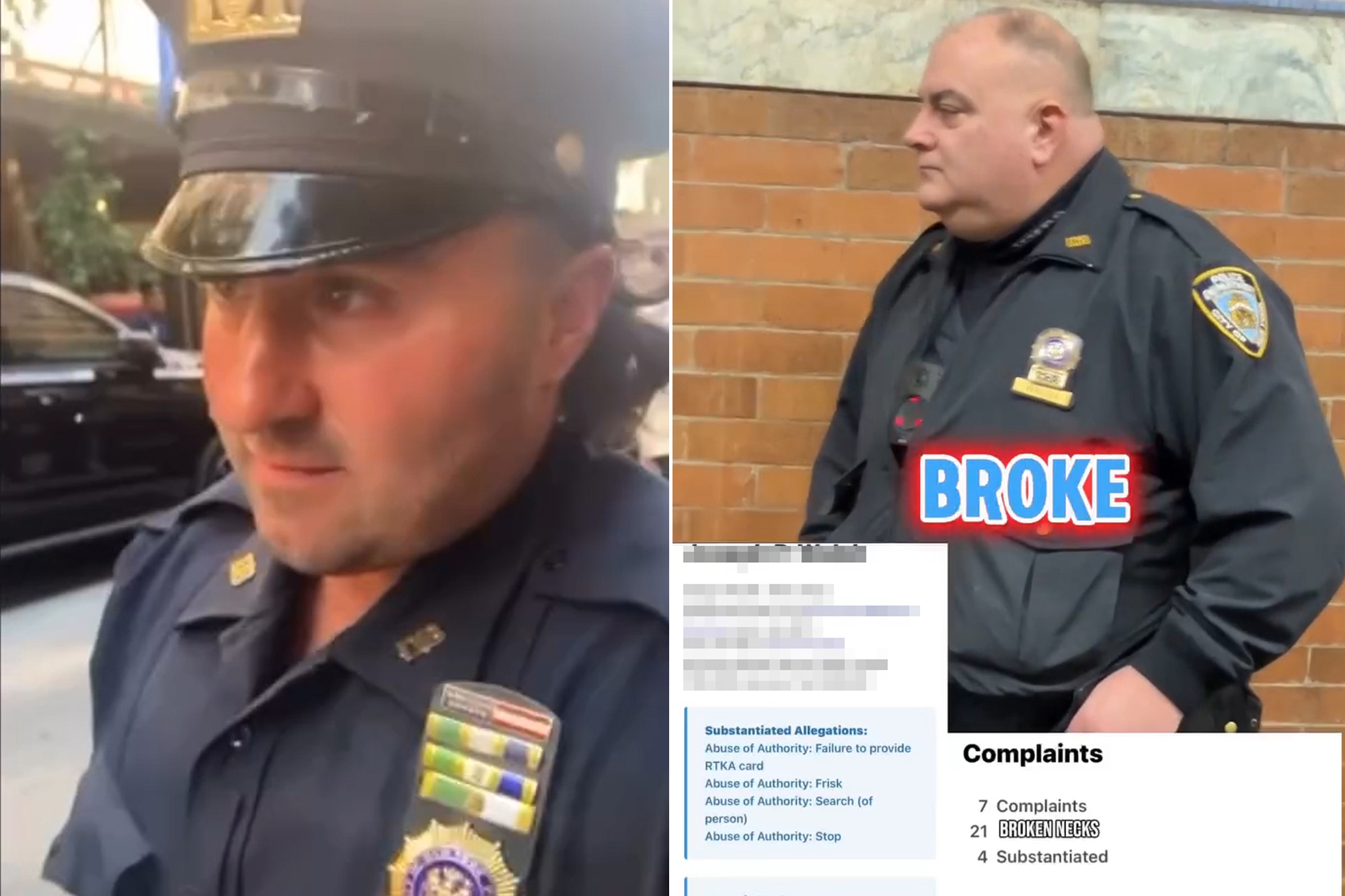 NYC cops being harassed and doxxed by social media agitators prompt ...