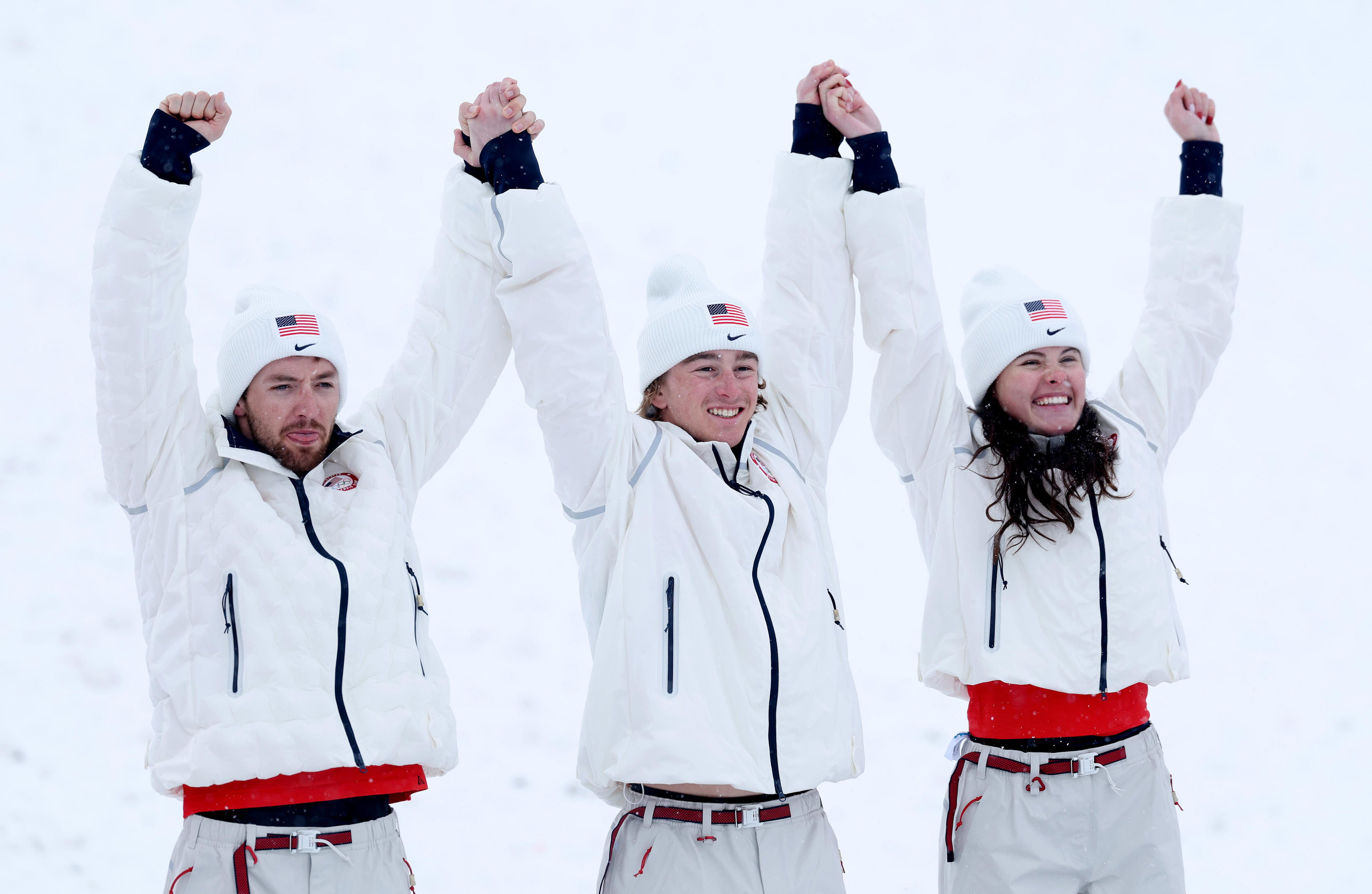 Chris Lillis wins 2nd Olympic gold medal in mixed team aerials