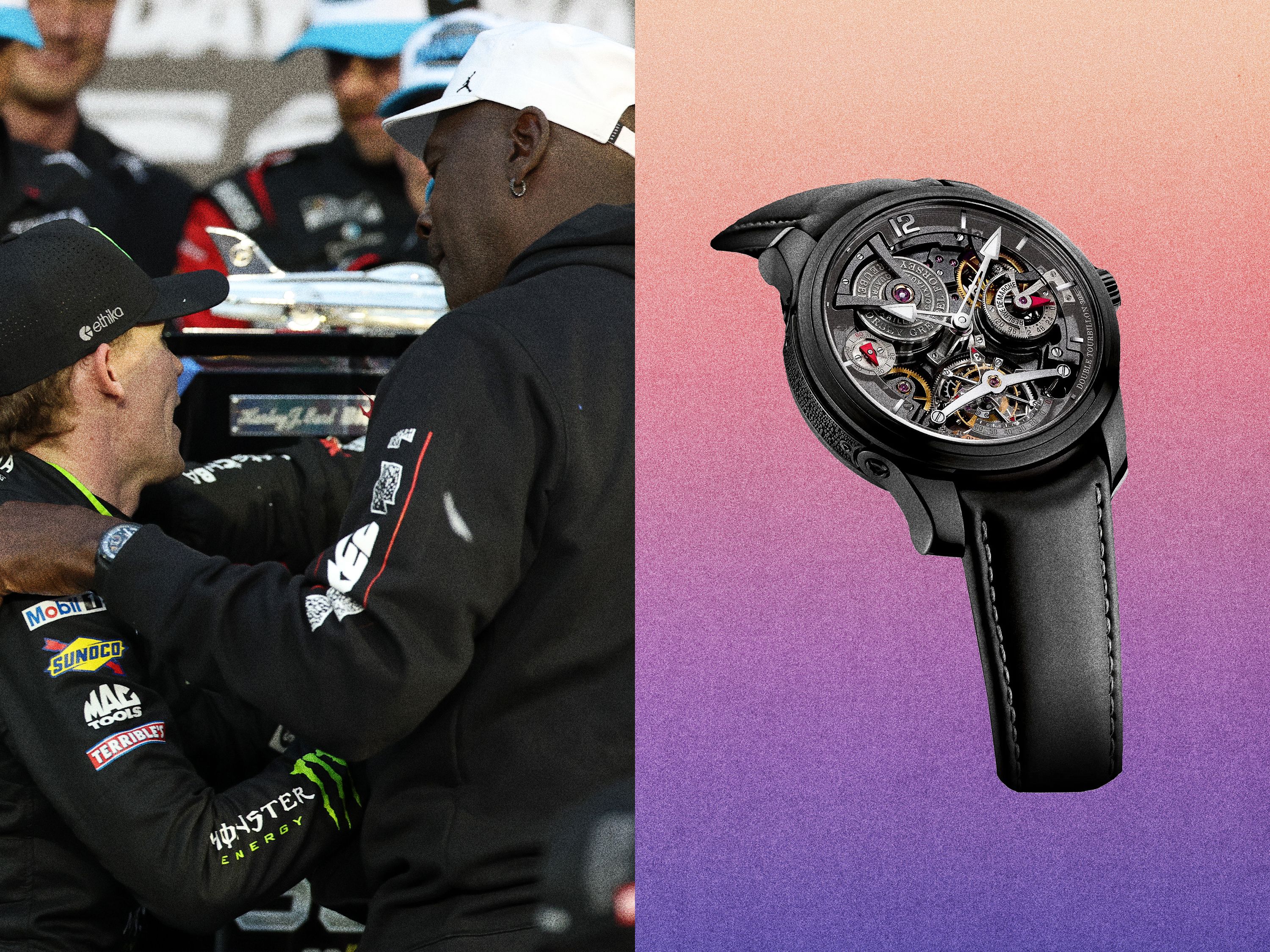 Michael Jordan celebrated his Daytona 500 win while wearing an insane watch