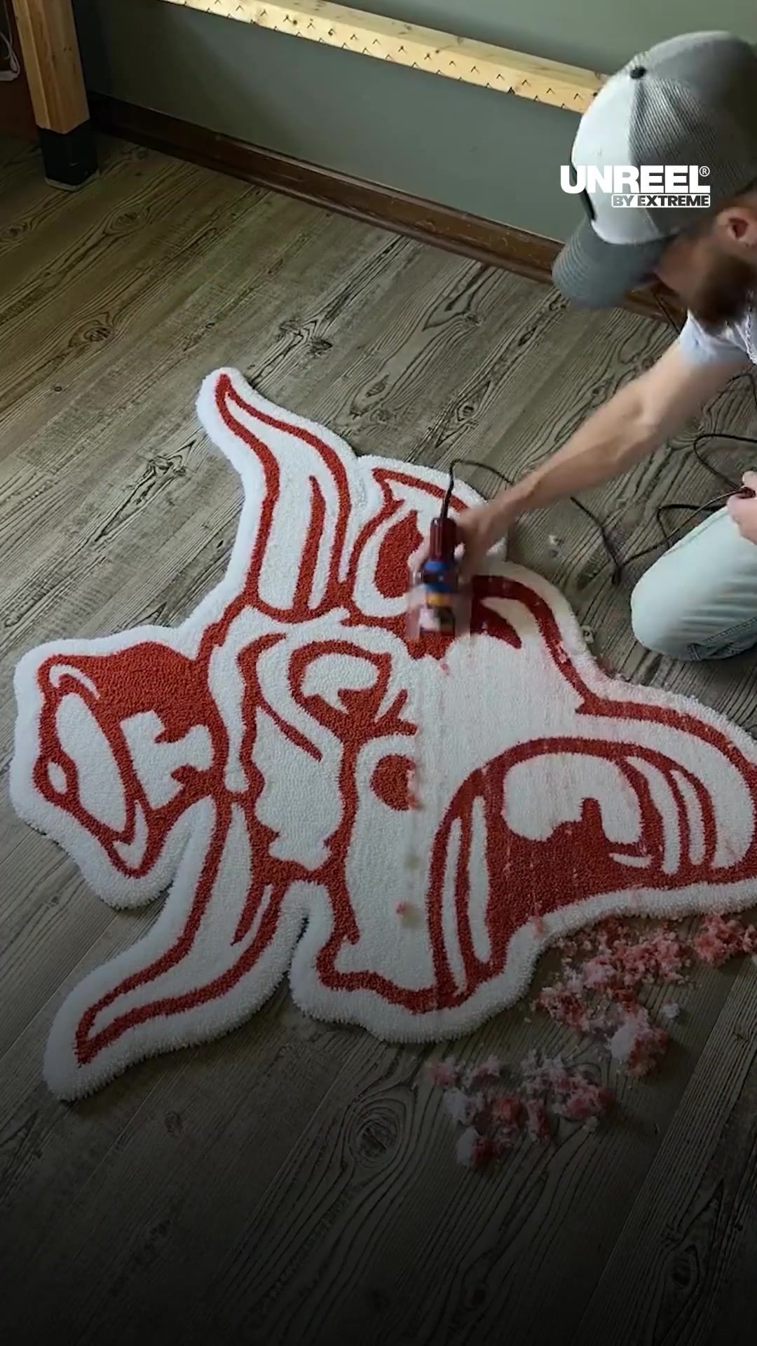 Mastering the art of custom rugs: Caleb Graves' satisfying workshop tour