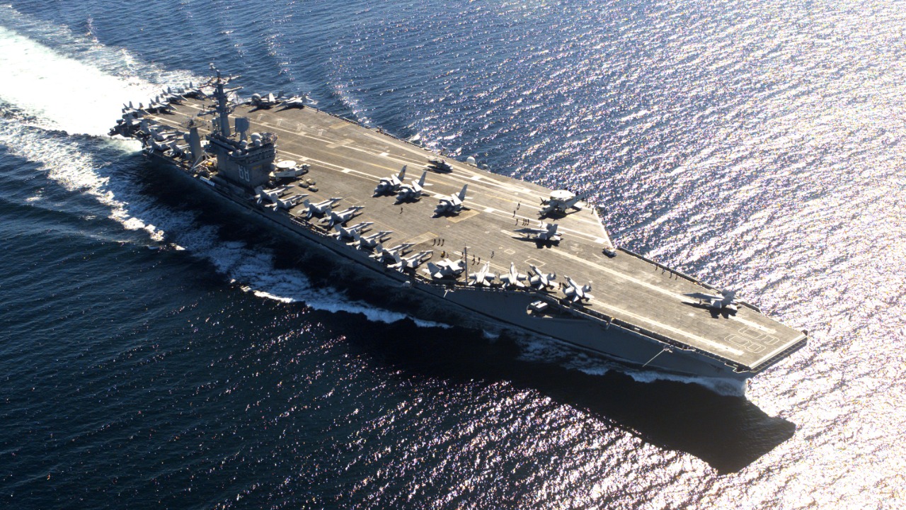 Navy reflects on 2,117 days a US supercarrier sat idle in port