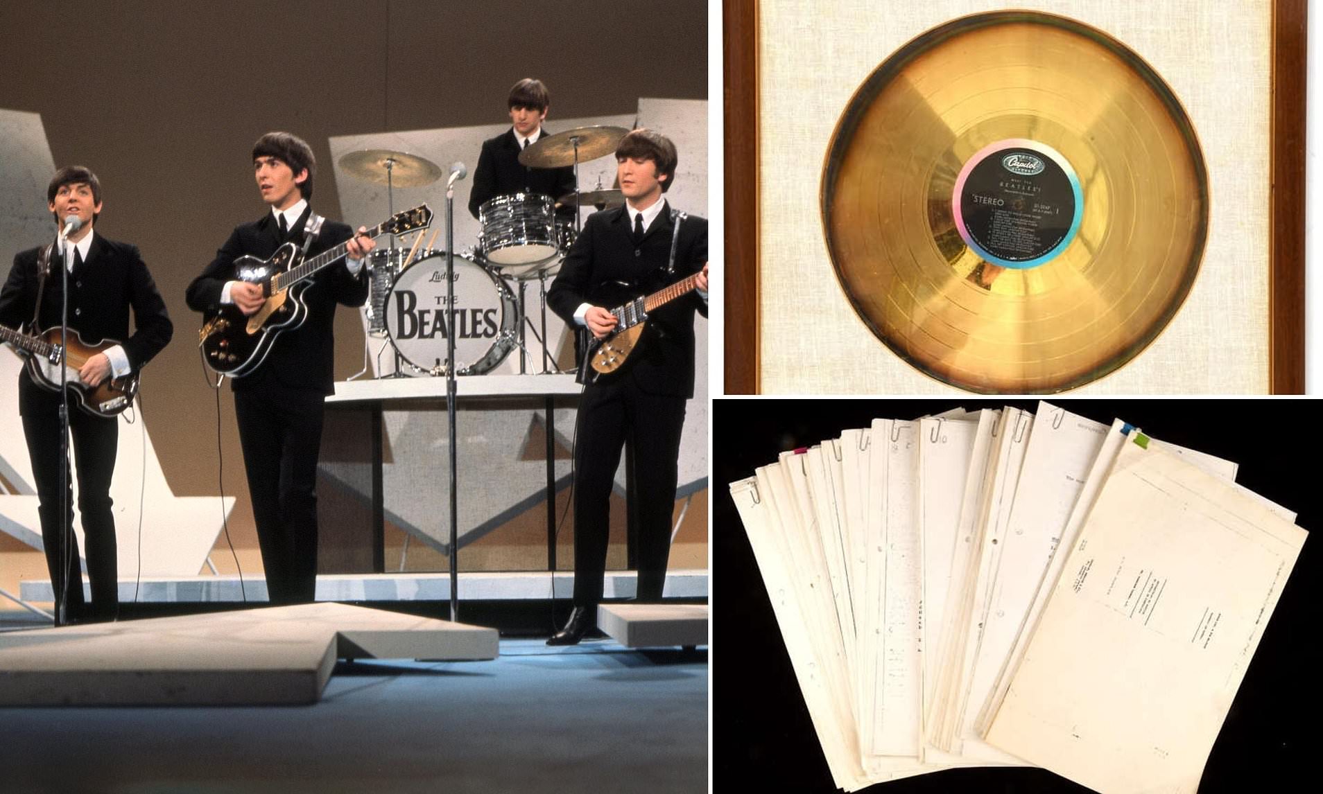 Awards given to the Beatles hidden for over 60 years set to go under ...