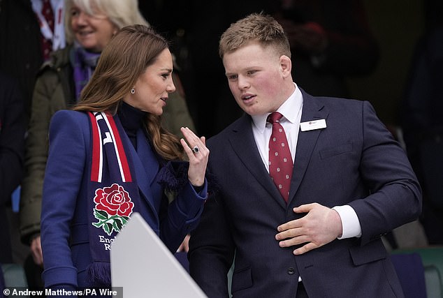 Kate and Anne keep on smiling at Six Nations matches following royal ...