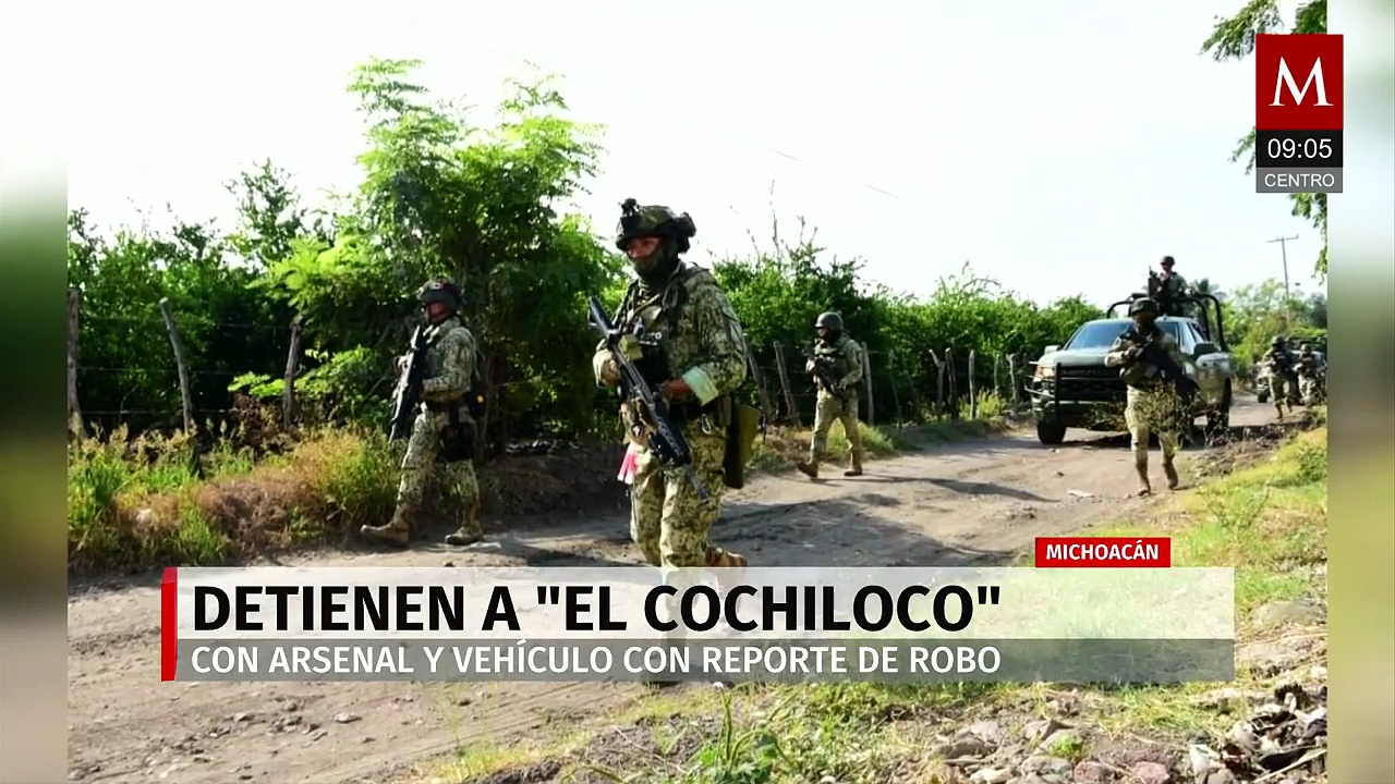 Cae 'El Cochiloco', presunto líder operativo del CJNG en Apatzingán