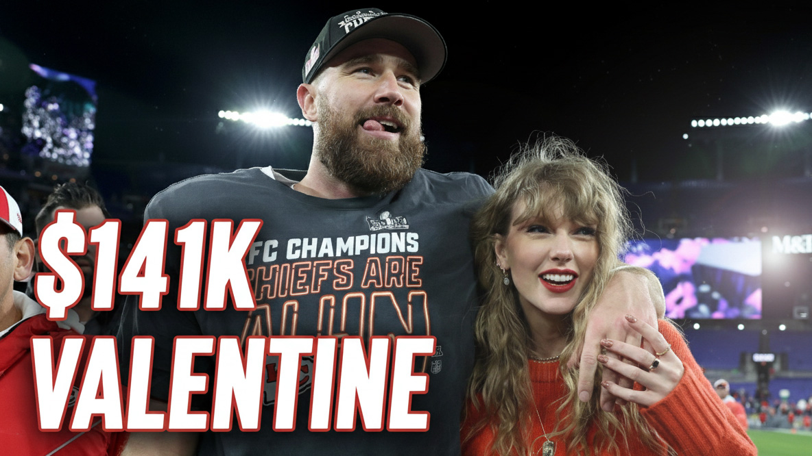 Travis Kelce Gives Taylor Swift $141,000 Worth Gifts on Valentines Day