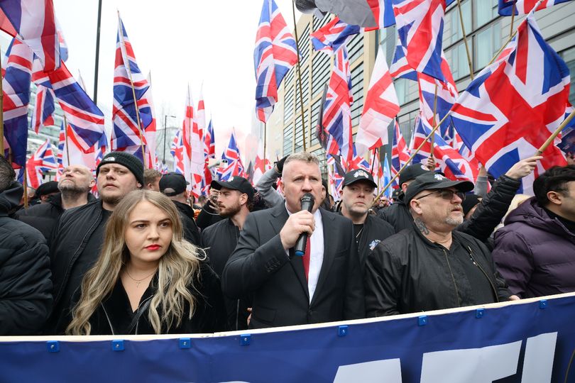 Fights, flags and farce: Ugly scenes as Britain First march through ...