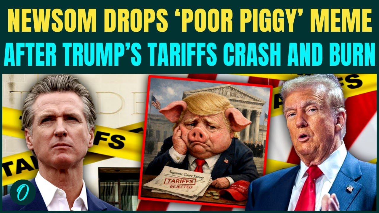 'Poor piggy': Gavin Newsom mocks Trump with humiliating meme after ...