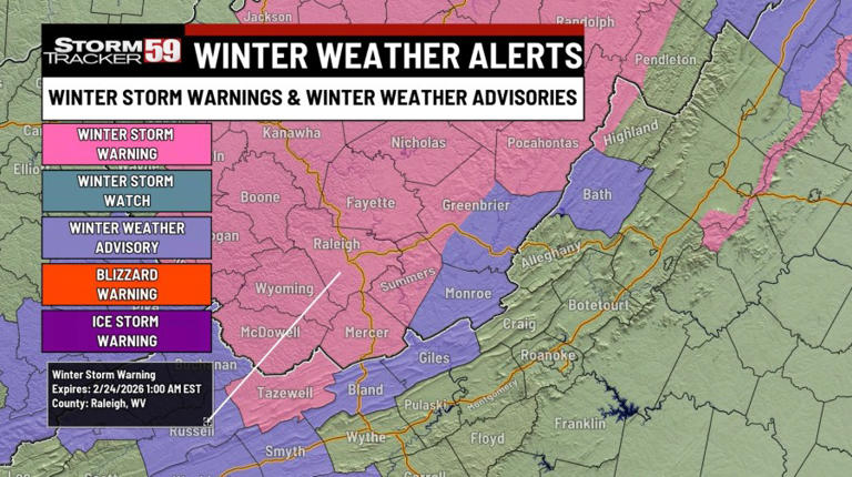Significant snow arrives Sunday in WV – here's how much you can expect