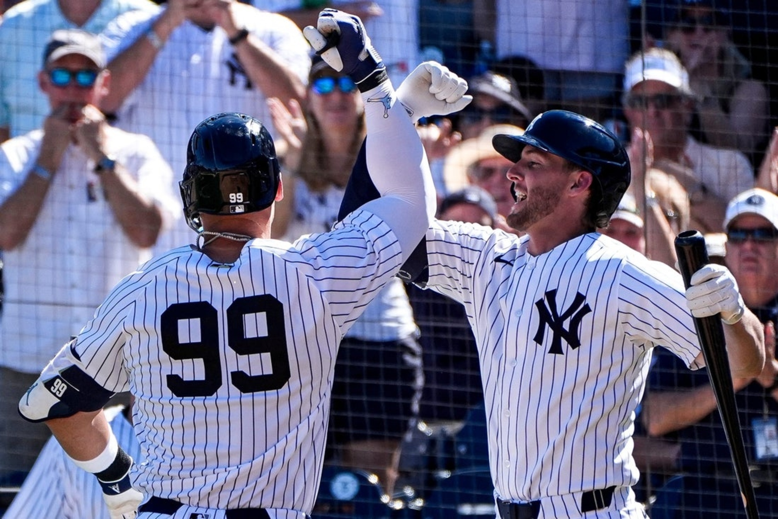 Spring training roundup: Aaron Judge's 2 homers lead Yankees past ...