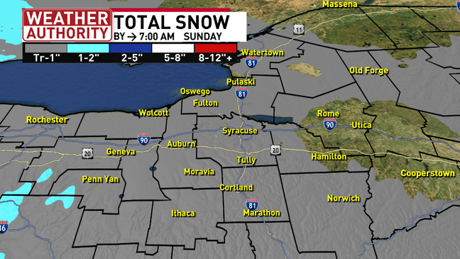 Light snow in CNY, meanwhile a blizzard hits New England coast Sunday ...