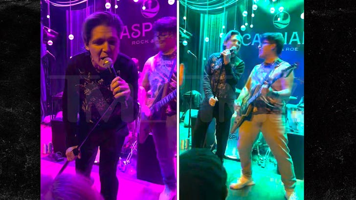 Corey Feldman performs in Vegas