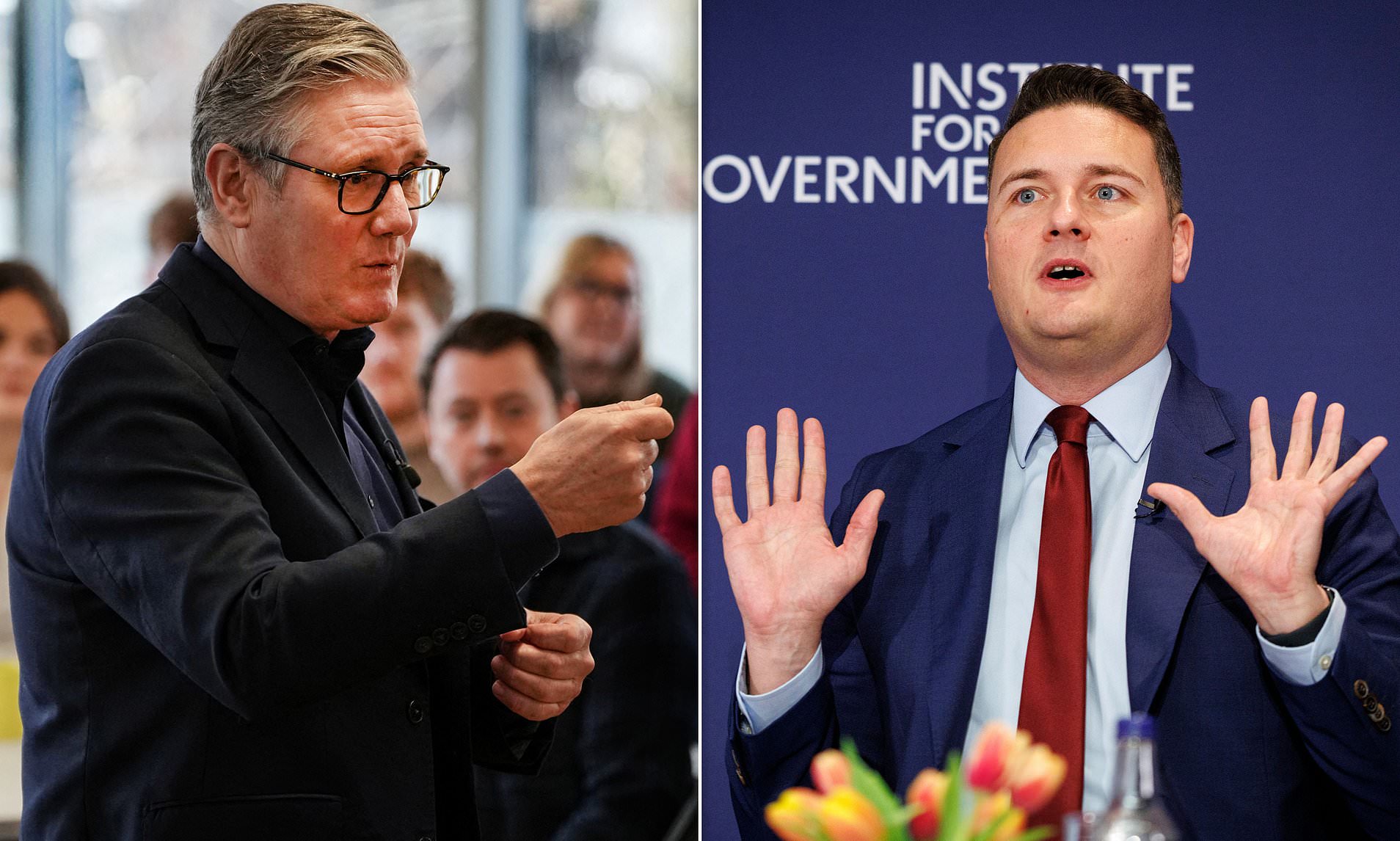 Sir Keir Starmer 'drawing up plans to sack rival Wes Streeting for ...