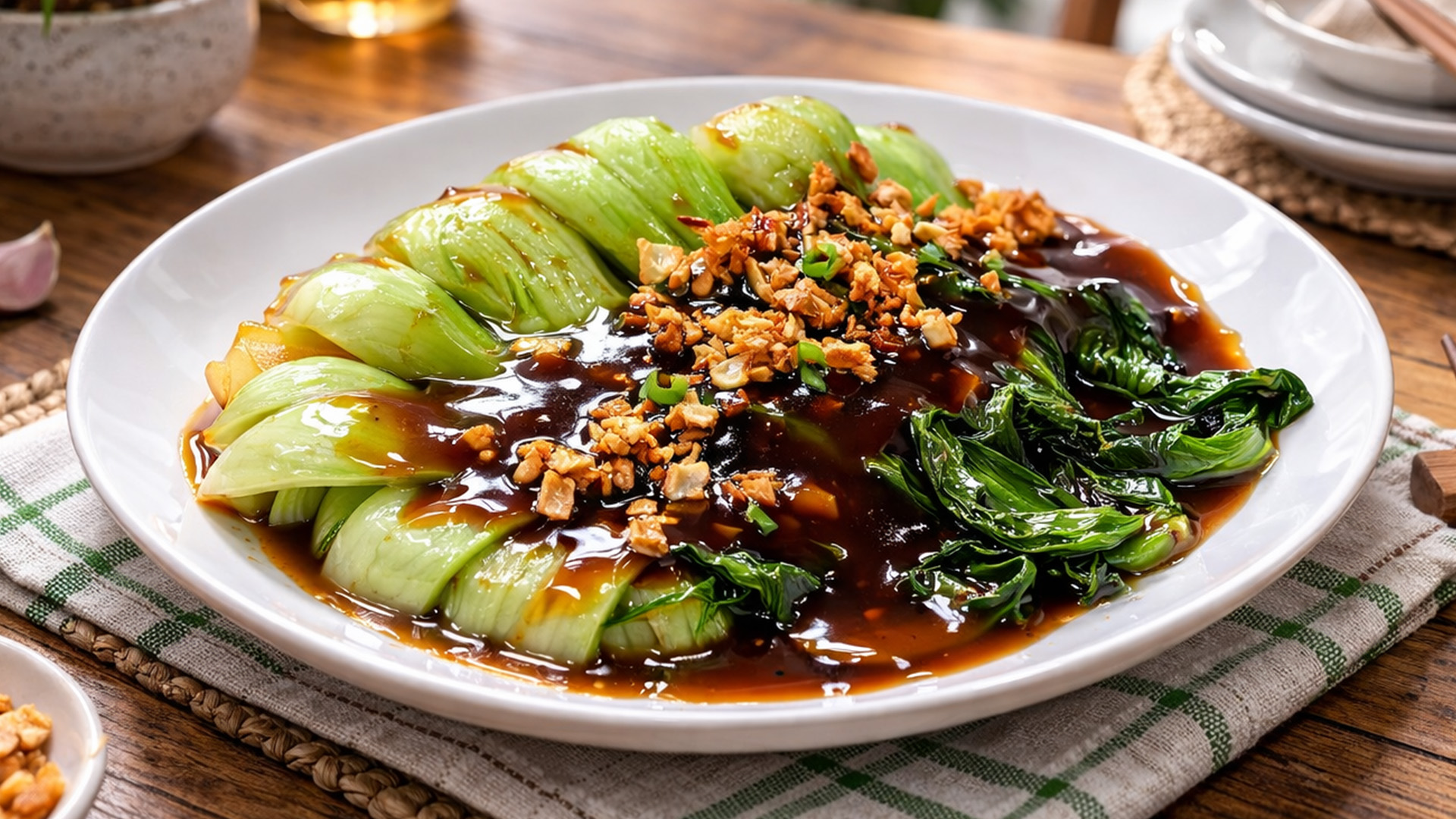Classic bok choy oyster sauce made simple
