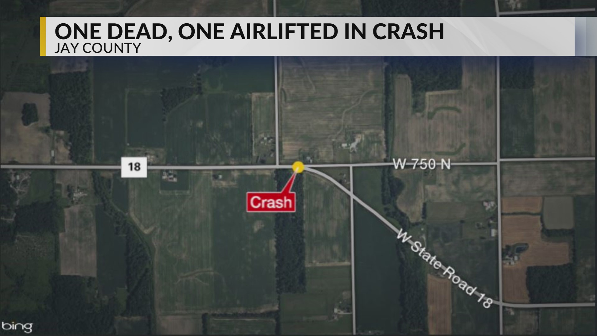 1 dead, 1 airlifted after Friday Jay Co. crash