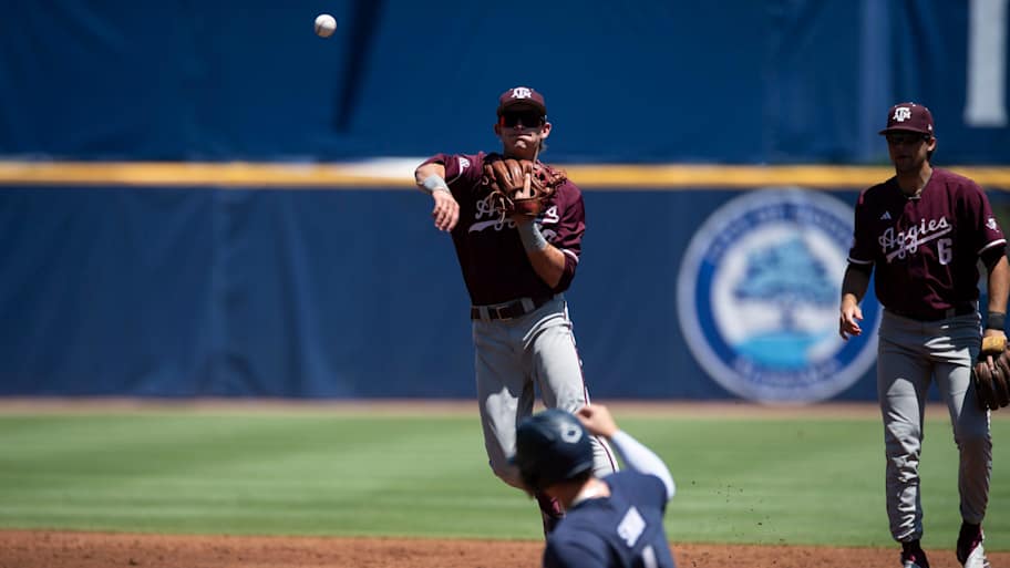 Severely hobbled A&M baseball keeps finding Olsen magic to win two walk ...