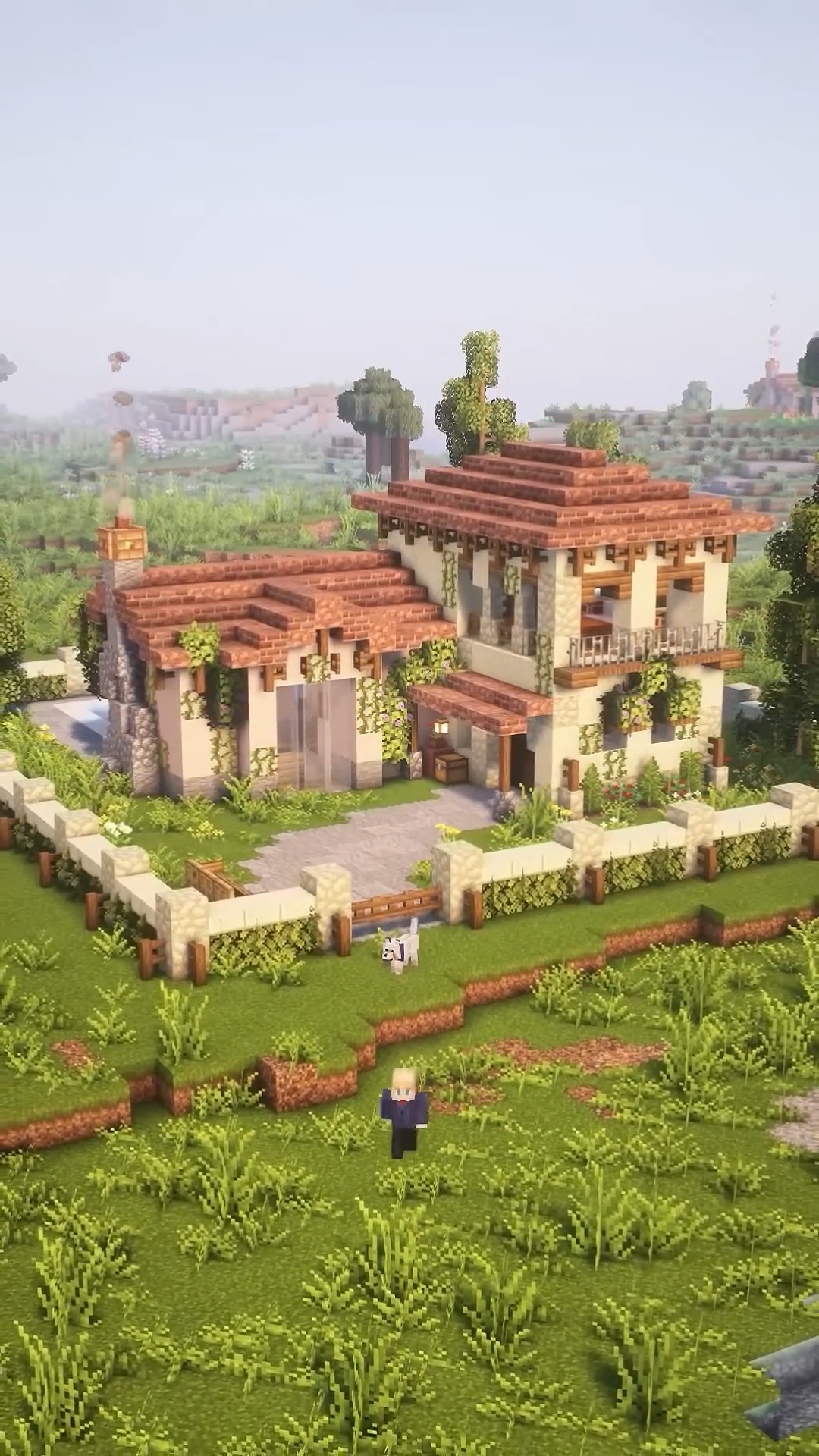 This build captures the spirit of a Spanish villa