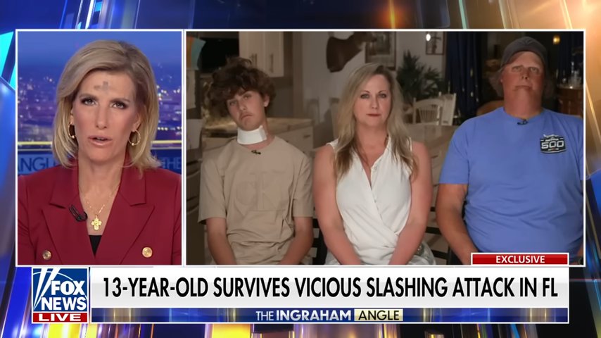 Teen who got his neck slashed goes viral for 'hilarious' interview on ...