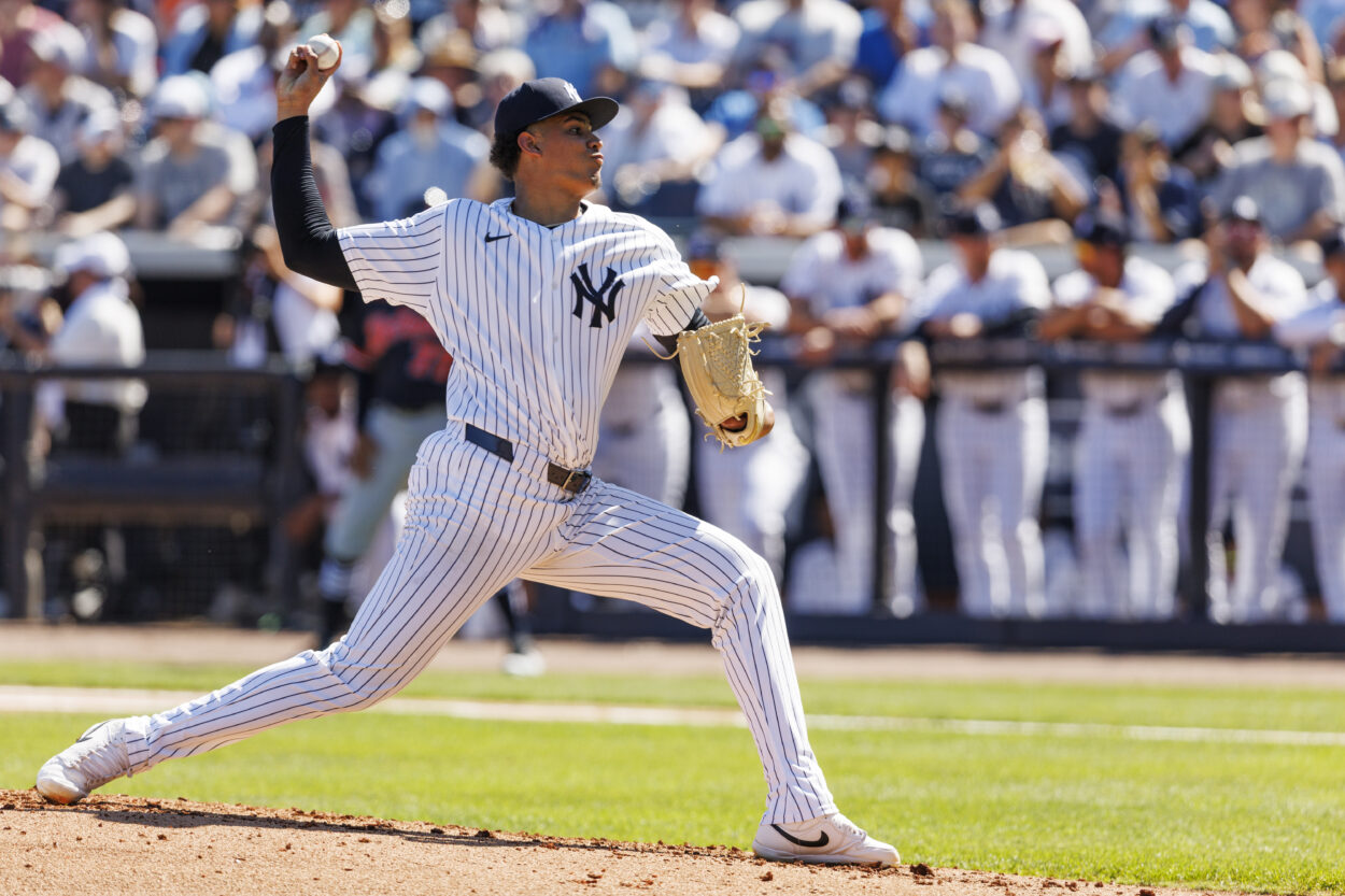 Yankees’ Carlos Lagrange receives 'wild' scouting report from Gerrit Cole
