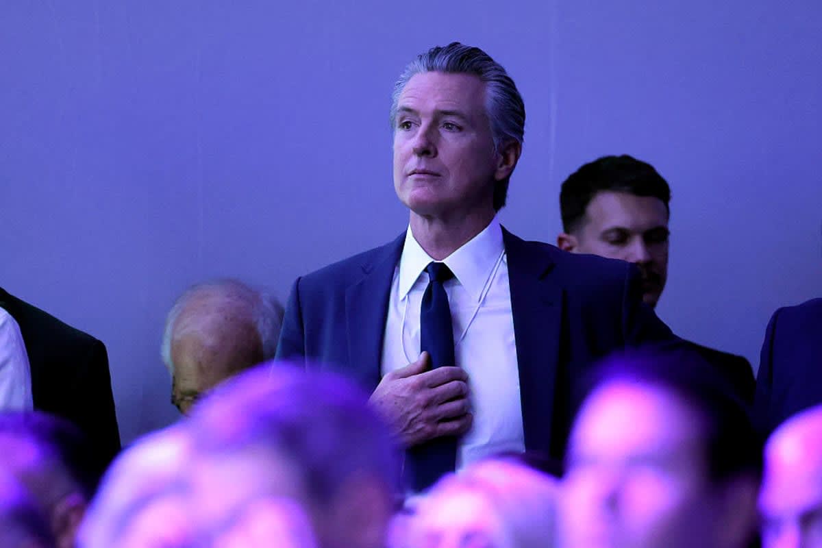 Newsom alleges Trump put him and his wife on DOJ 'hit list' over a ...