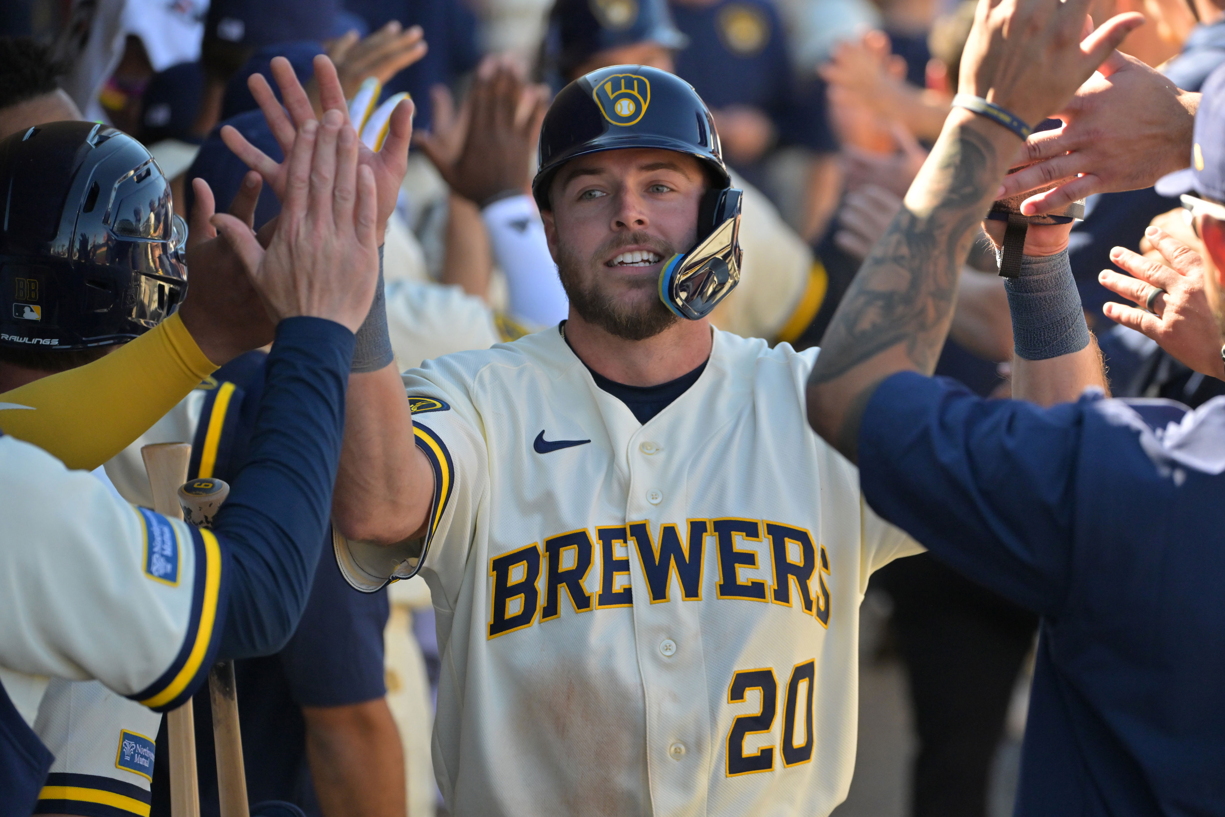 Brewers kick off spring training with 9-6 loss to Guardians