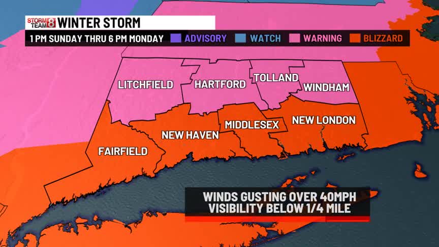 A blizzard is on the way to the state bringing significant impacts