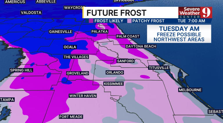 Cold blast follows elevated fire risk across the area