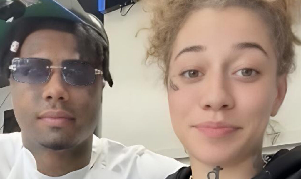 Whew! Blueface’s girlfriend’s brand-new car already banged up hours ...