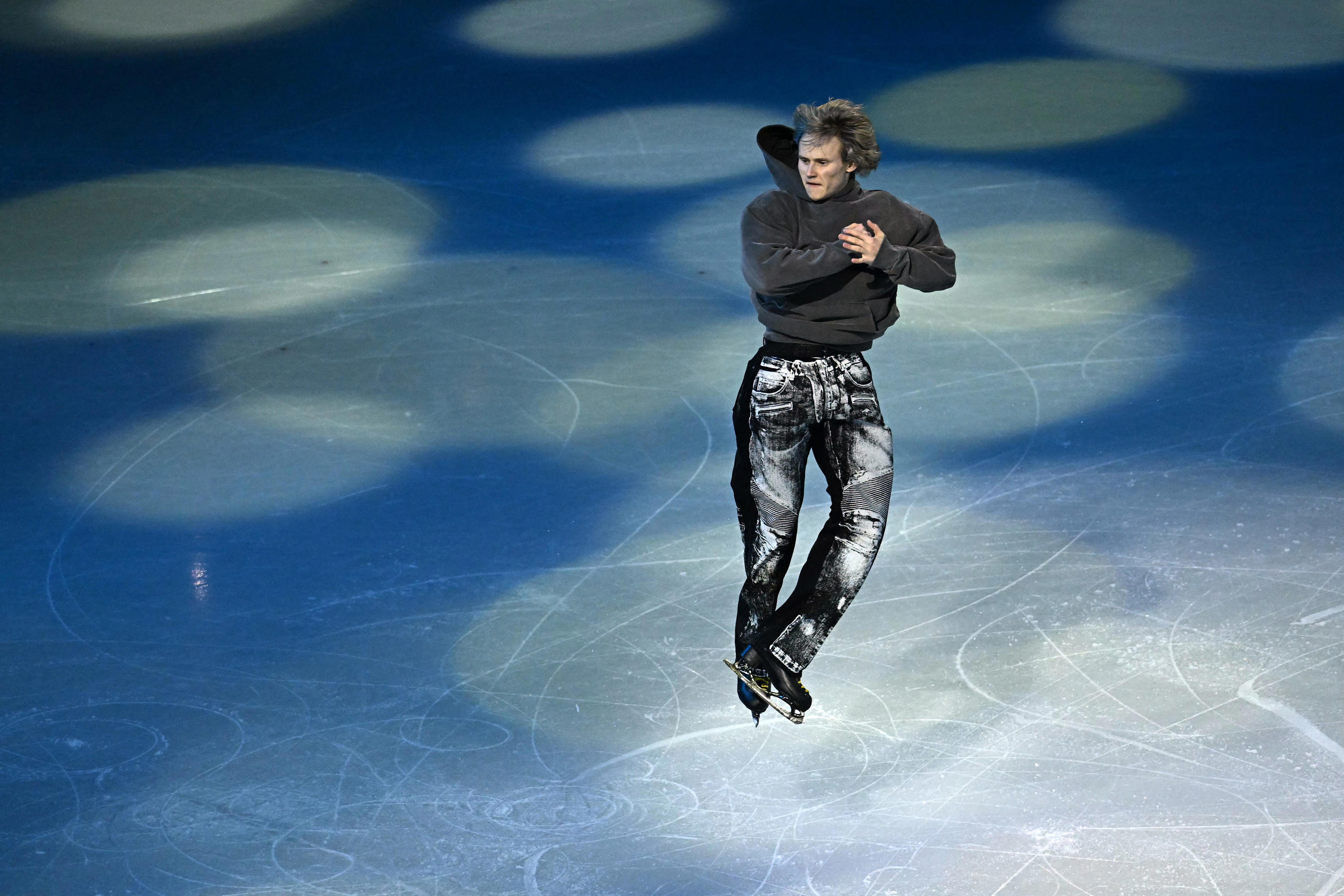 Ilia Malinin skates with message, 'Is this what you wanted?' at ...